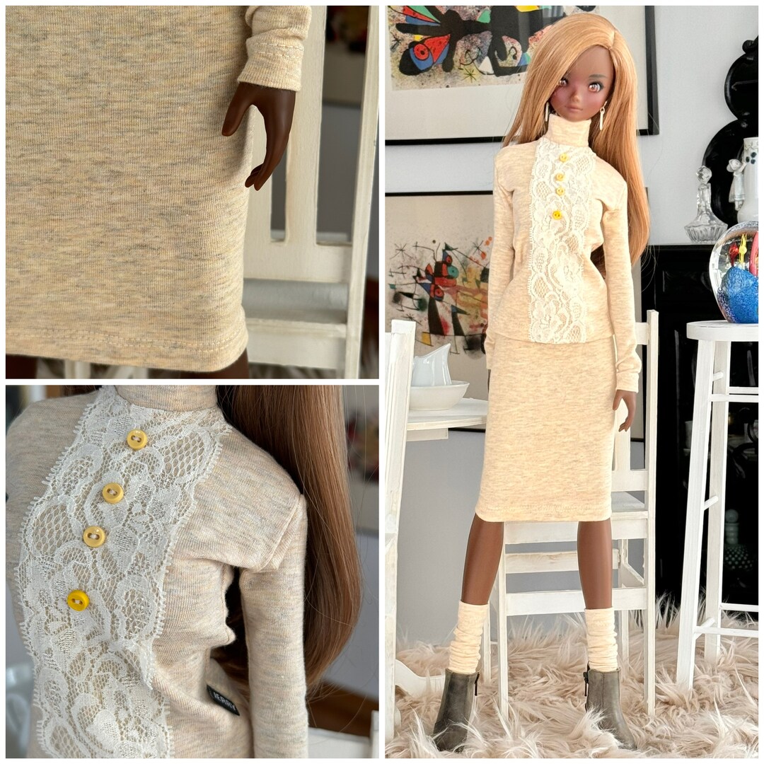 Smart Doll BJD 1:3 Set (turtleneck + Skirt + Leg Warmer - Etsy