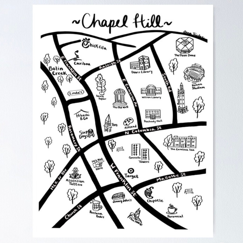 Neighborhood Map Coloring Page