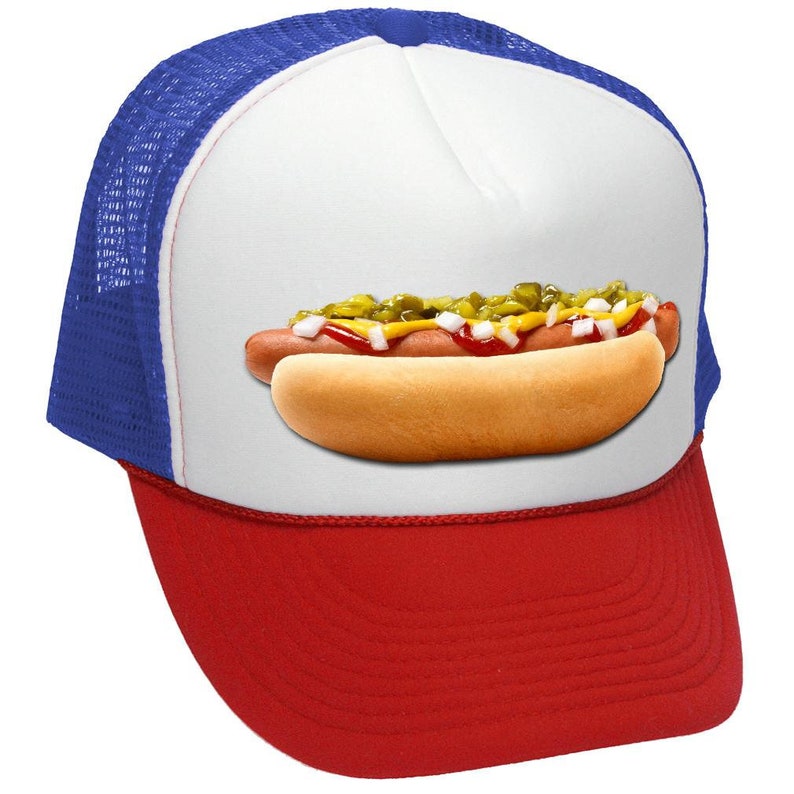 HOT DOG Unisex Adult Trucker Cap Hat | Etsy