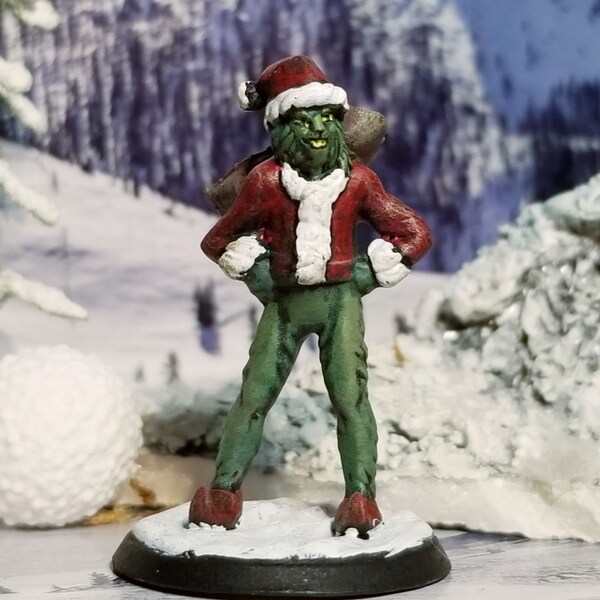 Grinch Hand Painted - Etsy