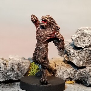Transforming Werewolf Hand Painted Tabletop Miniature - Etsy