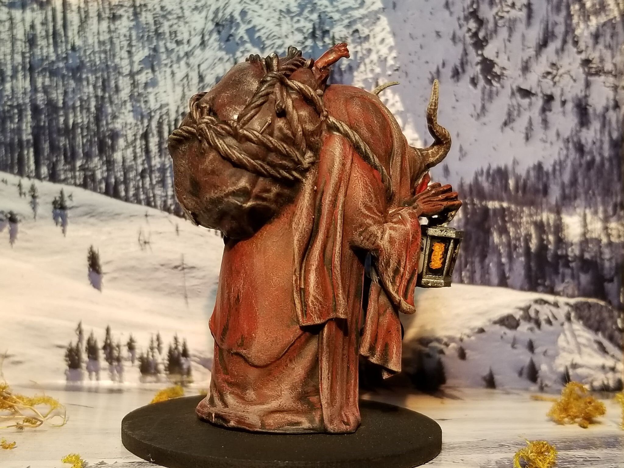Krampus Hand Painted Tabletop Miniature - Etsy