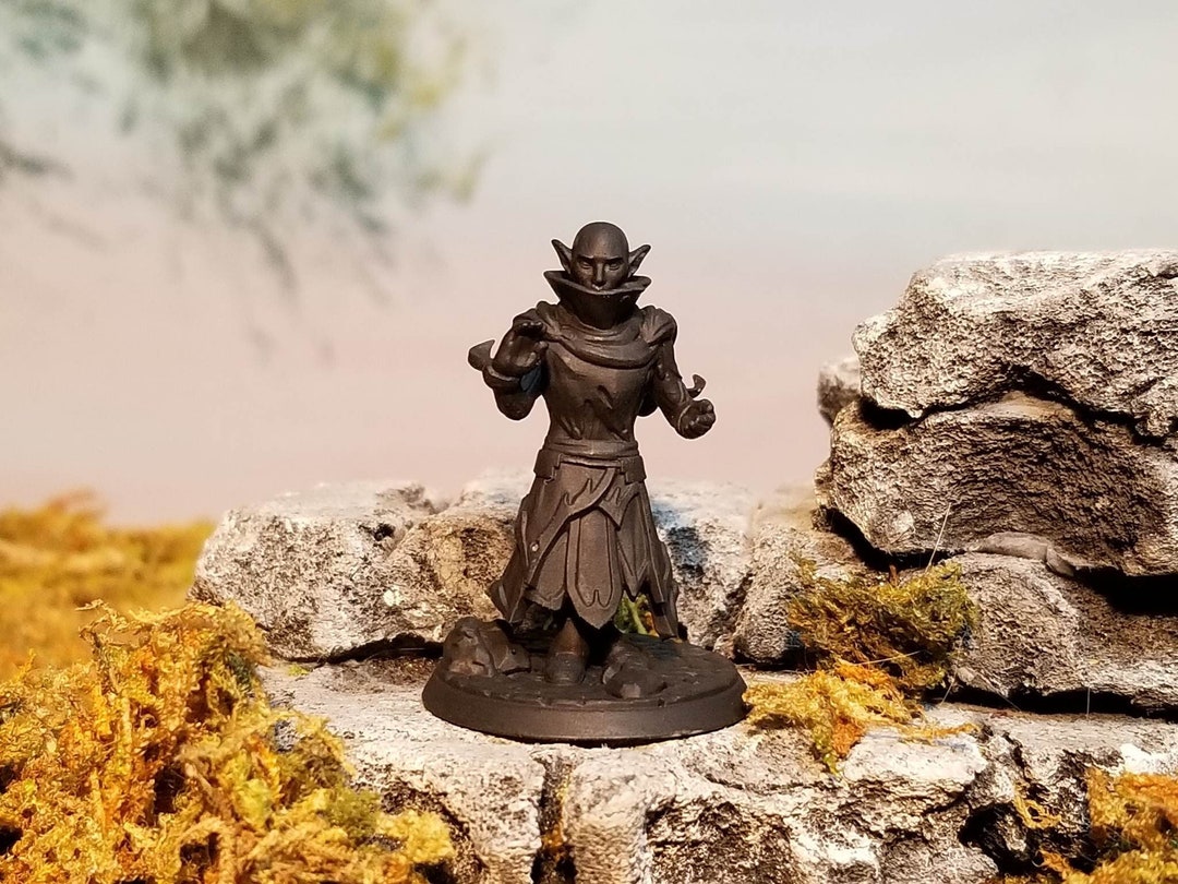 Elf Wizard Psionic Warlock Mage Painted and Unprimed Tabletop - Etsy