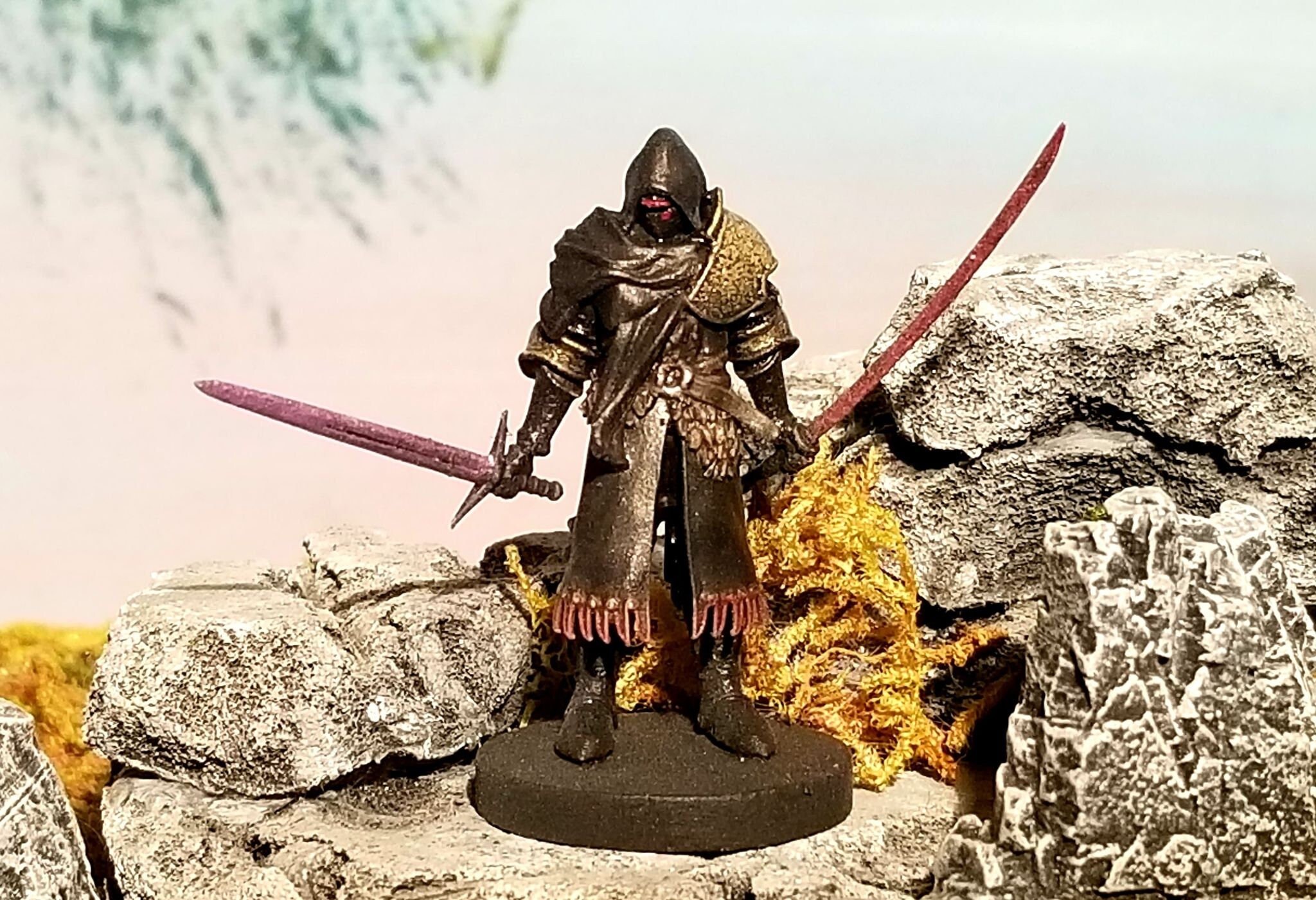 Medieval Darth Revan Knight Hand Painted Tabletop Miniature - Etsy