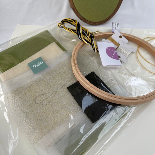 A Beautiful Stumpwork Bee to Create. the Specialist Bee Fabric is Made ...