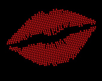 Lips Rhinestone Svg - Etsy