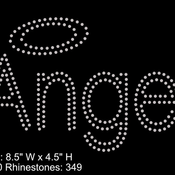 Rhinestone Angel - Etsy