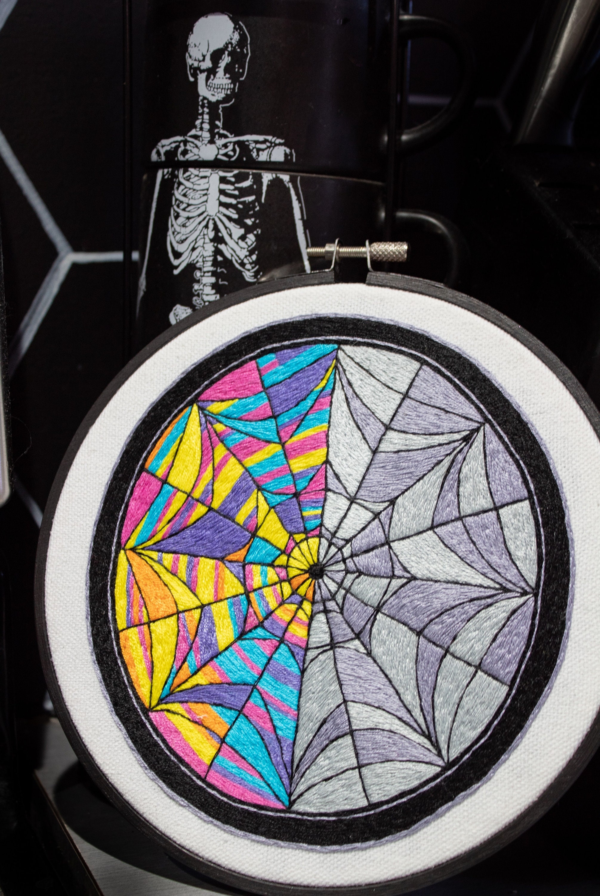 Embroidery Art wednesday's Window - Etsy