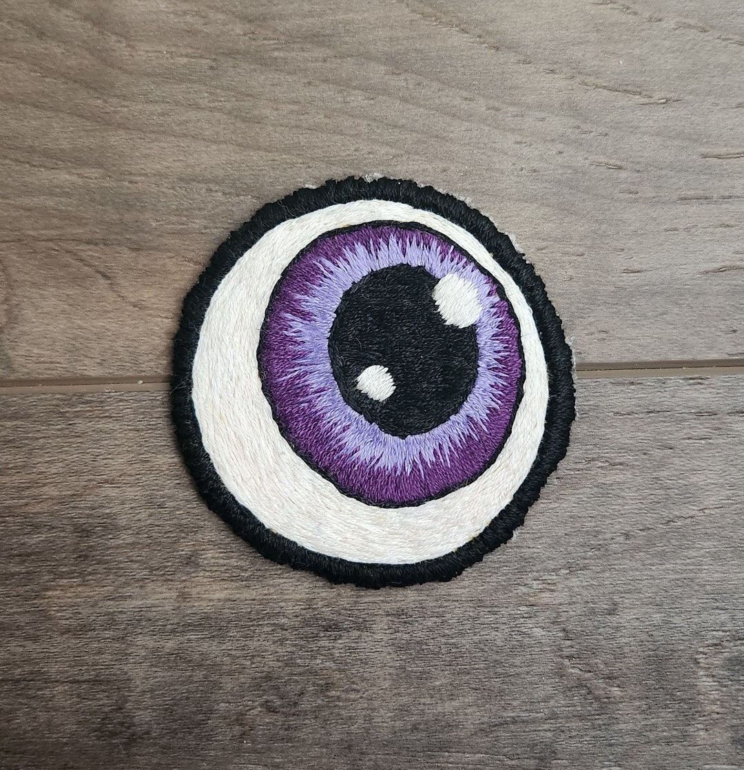 Embroidered Patch-eyeball - Etsy