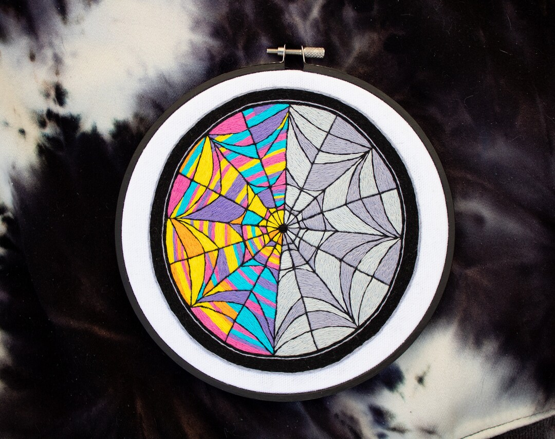 Embroidery Art wednesday's Window - Etsy