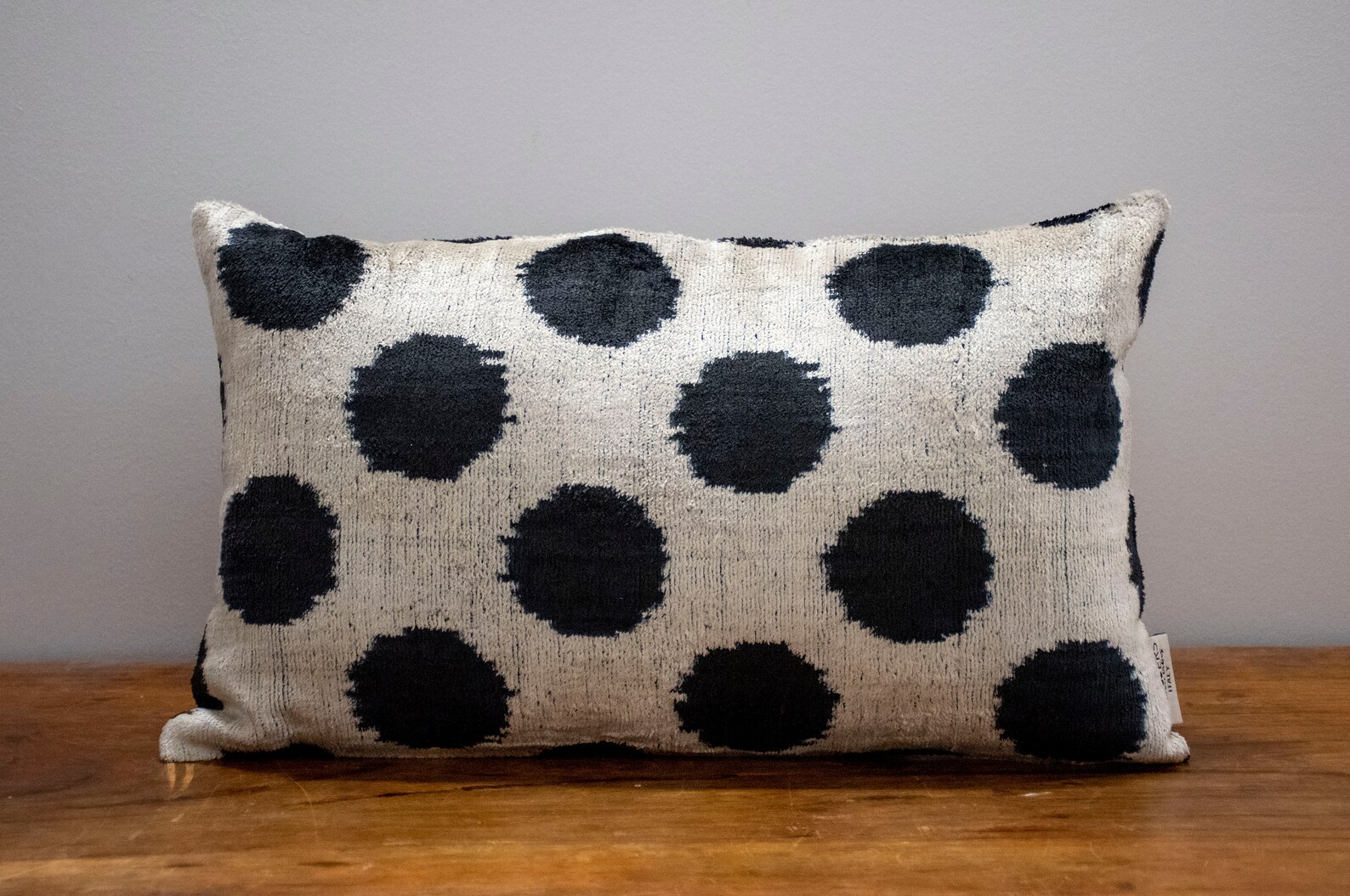 Luxury Ikat Cushion- Ikat Pillow - Silk Velvet Pillow - Decorative ...