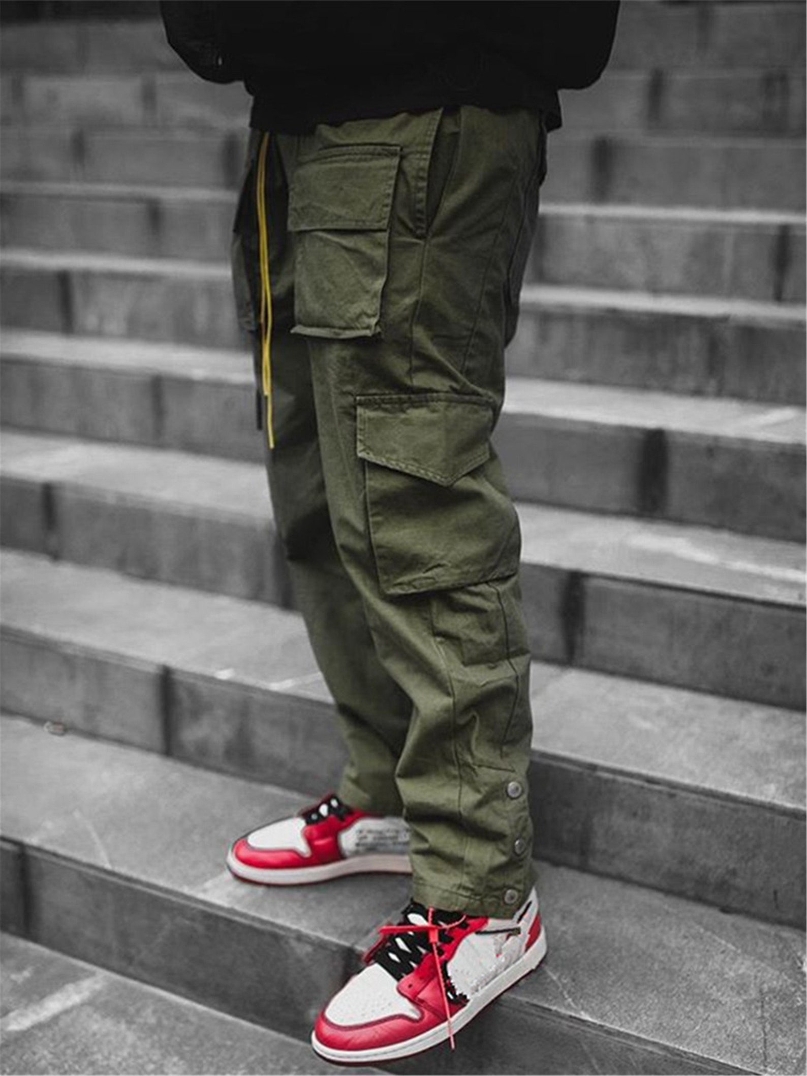 Cargo Pants Men Hip Hop Streetwear Pant Fashiontrousers Gyms Etsy