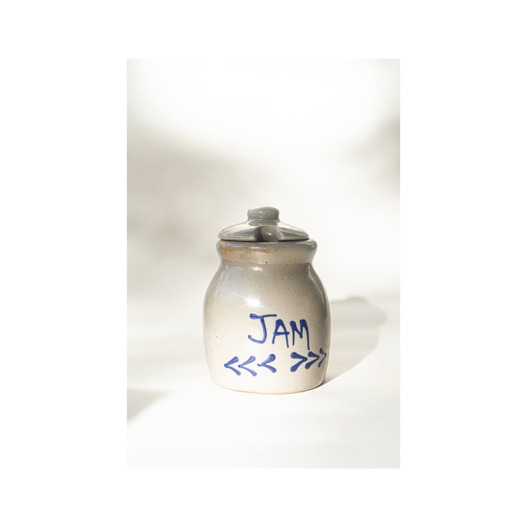Beaumont Brothers Potter Jam Jar, Cerámica Esmaltada con Sal, Tarro ...