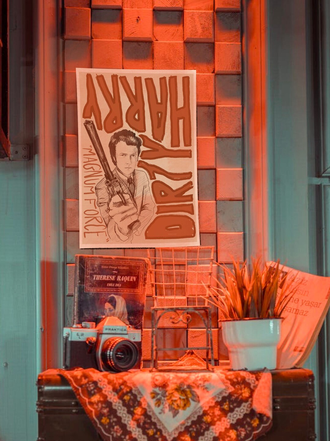 Dirty Harry DIGITAL Poster Fan Print - Etsy