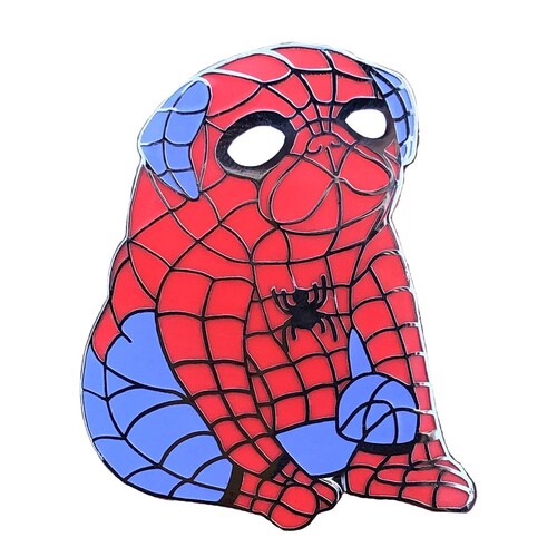 Spider Pug Hard Enamel Pin - Etsy