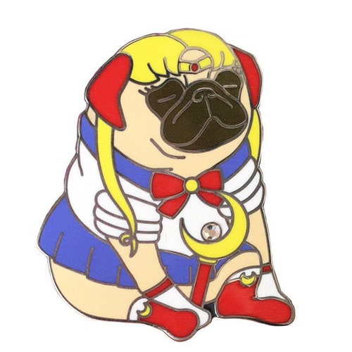 Sailor Pug Hard Enamel Pin - Etsy