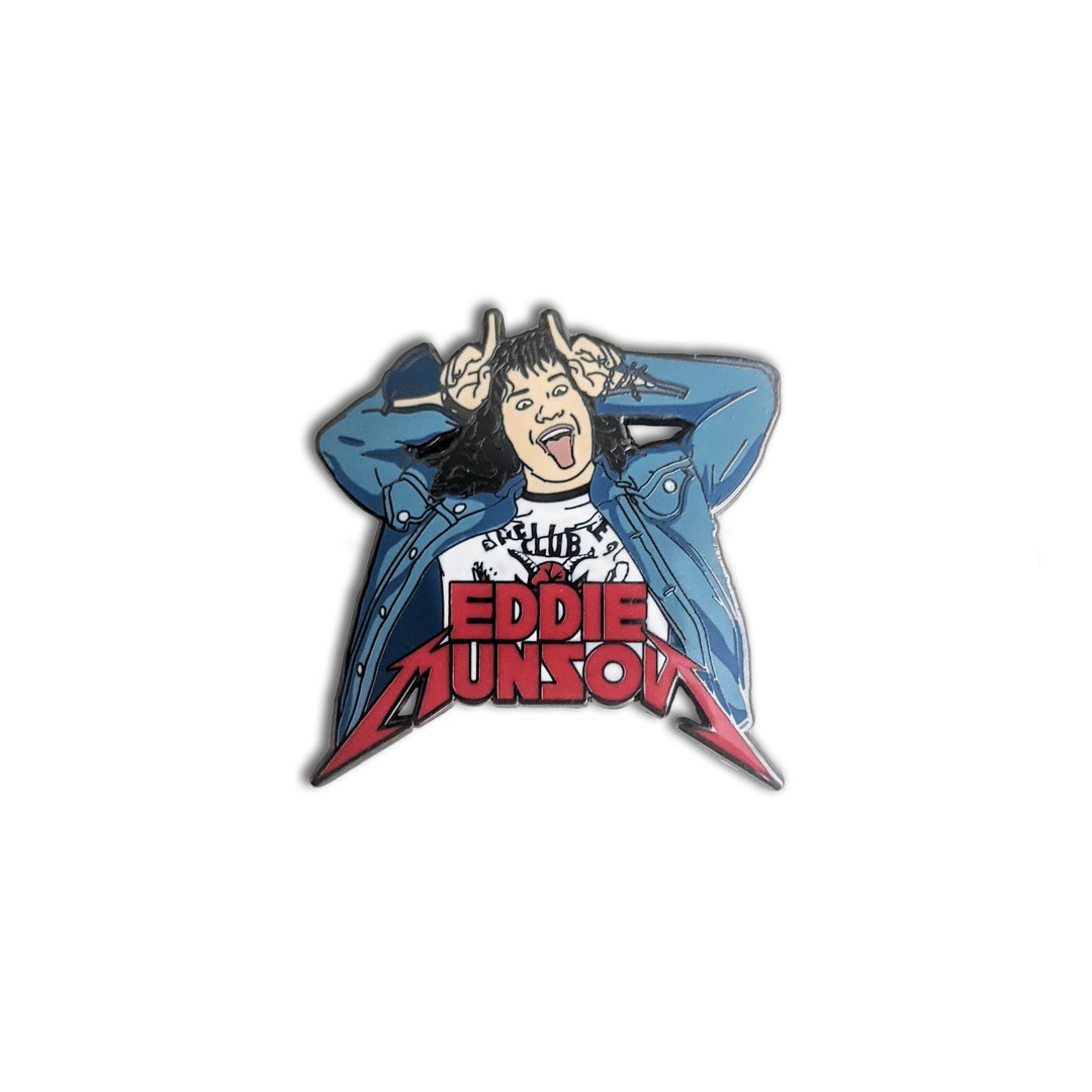 Eddie M Hard Enamel Pin - Etsy