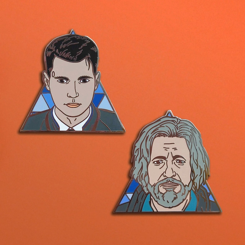 Detroit Become Human Hard Enamel Pin Set - Etsy