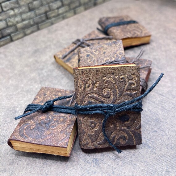 Miniature leather Journal | Etsy