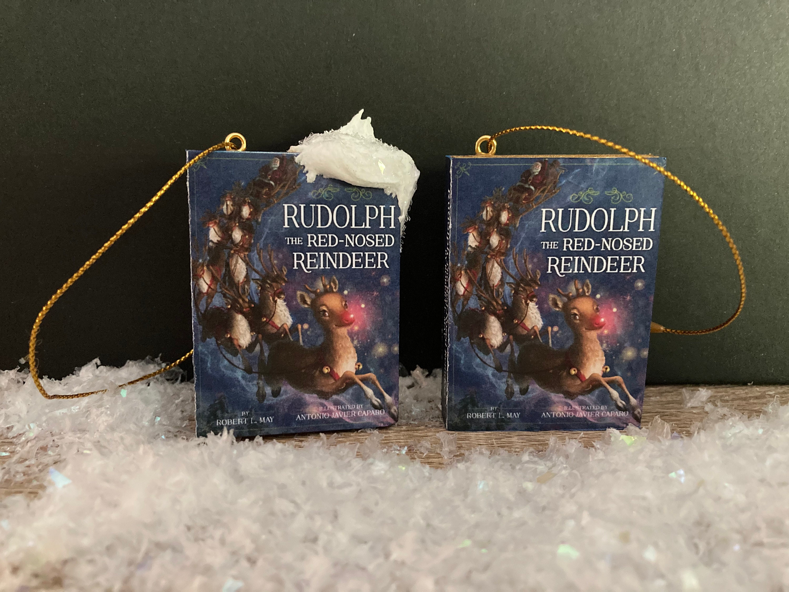 Rudolph the Red-nosed Reindeer Book Ornament - Etsy