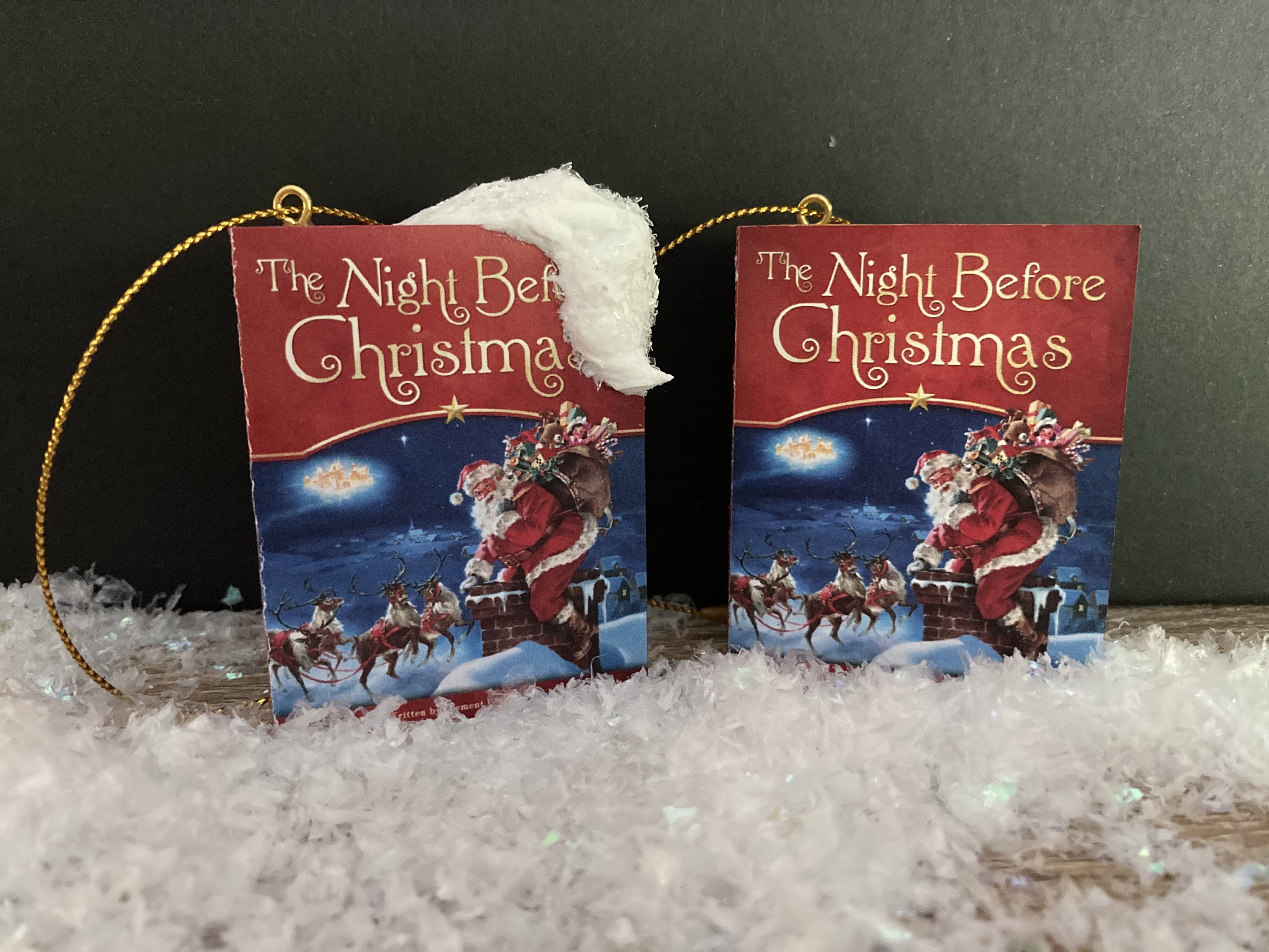 The Night Before Christmas Book Ornament | Etsy