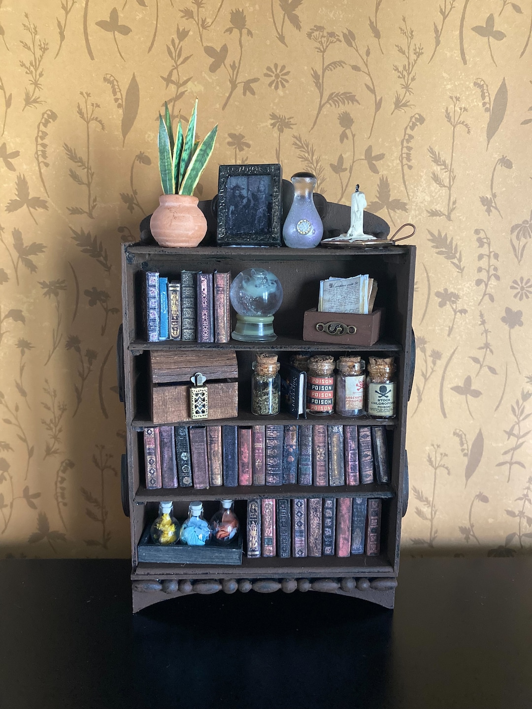 Miniature Magical Bookcase - Etsy