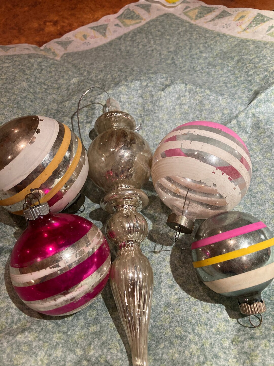 Vintage Shiny Brite Christmas Ornaments. 1940's-1950's - Etsy