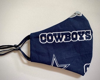 Dallas Cowboys Face Mask | Etsy