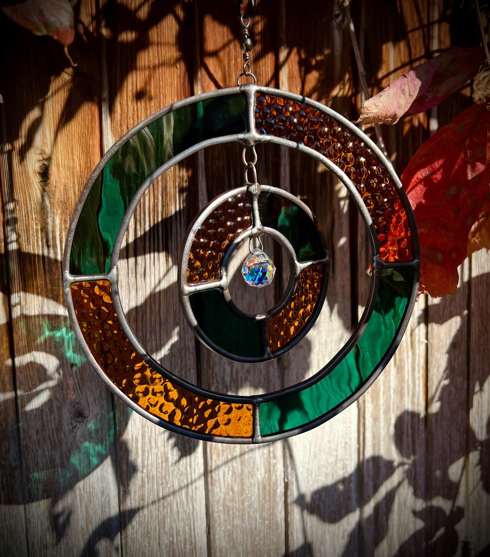 Stained Glass "compass" - Etsy