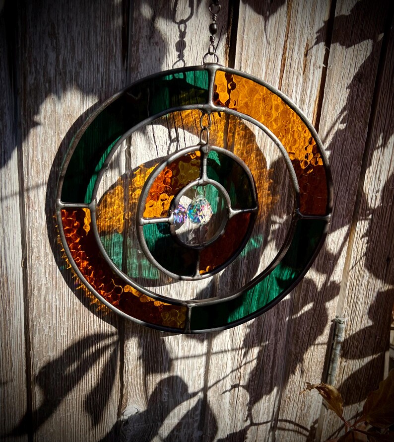 Stained Glass "compass" - Etsy