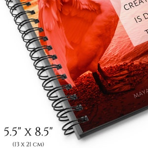 Dotted Page Spiral Notebook Maya Angelou Quote, I Believe the Most ...