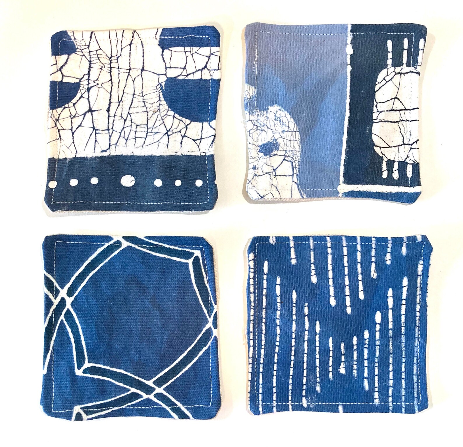 Fabric Coasters Set of 4 | Etsy