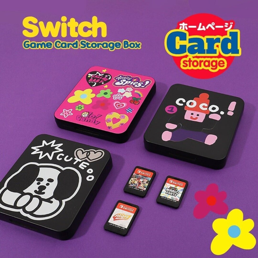 9 Designs! Super Cute Game Card Storage Box Case for Nintendo Switch - Etsy