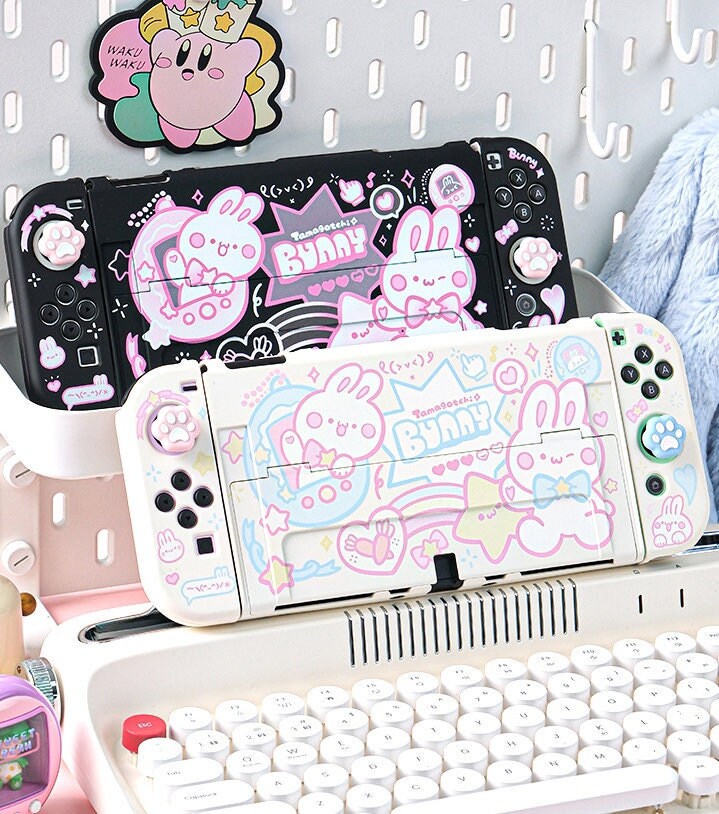 Cute Tamagotchi Bunny High-quality Protective Case for Switch OLED - Etsy
