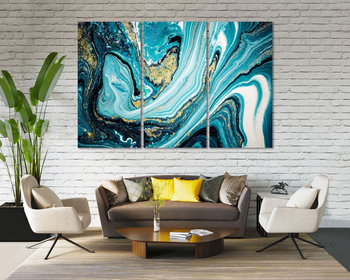 Modern Acrylic Abstract Art Acrylic Abstract Decor for Extra - Etsy