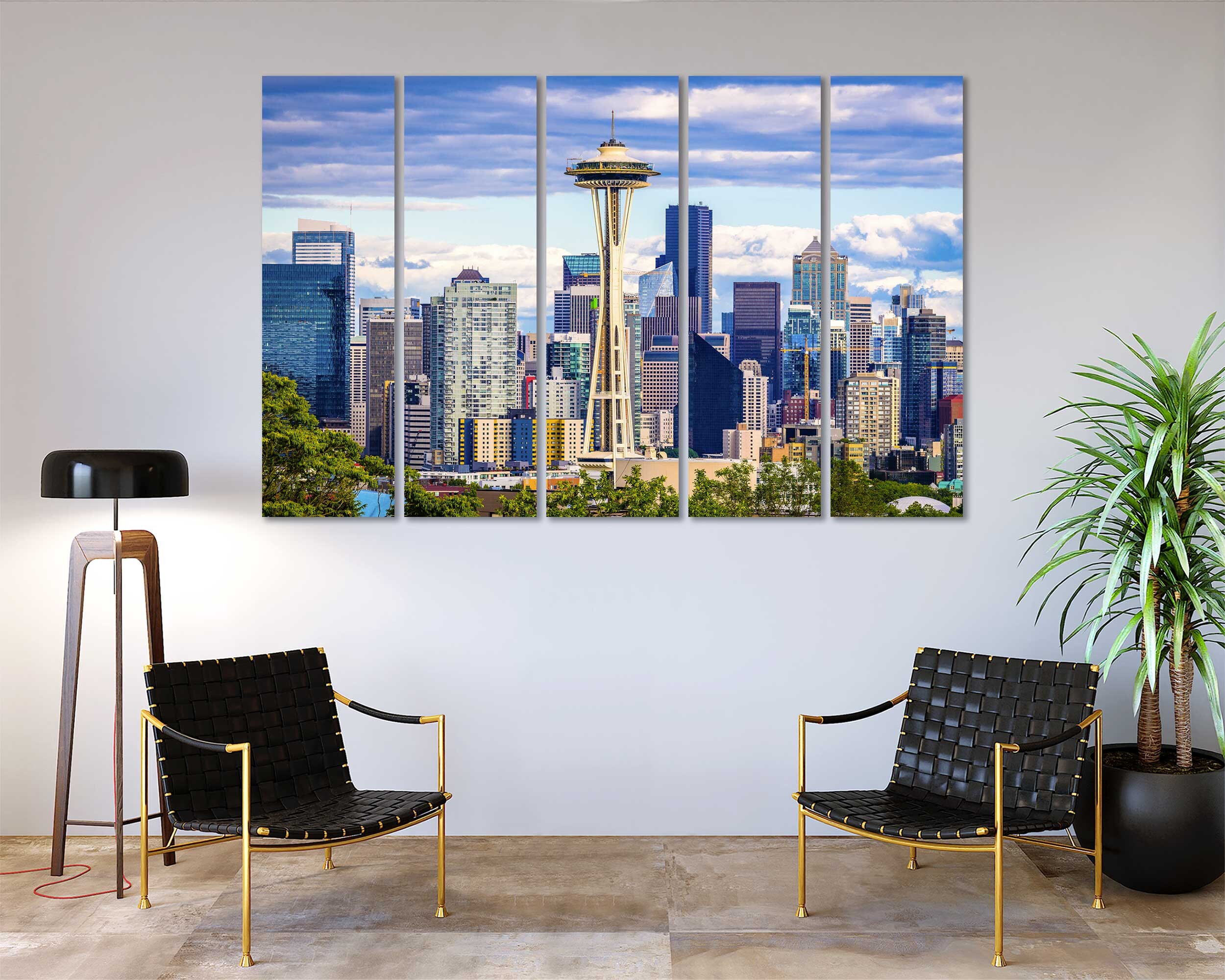 Seattle Downtown Printing Art Wall Seattle Office Artwork Ideas Seattle ...