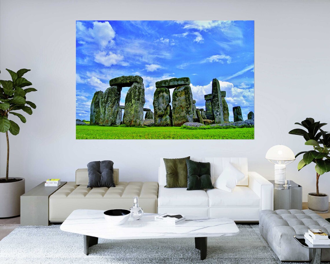 Stonehenge Original Wall Decor Stonehenge Wall Art Stonehenge - Etsy
