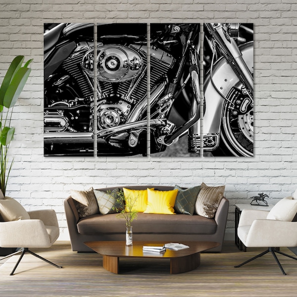 Motorcycle Print - Etsy