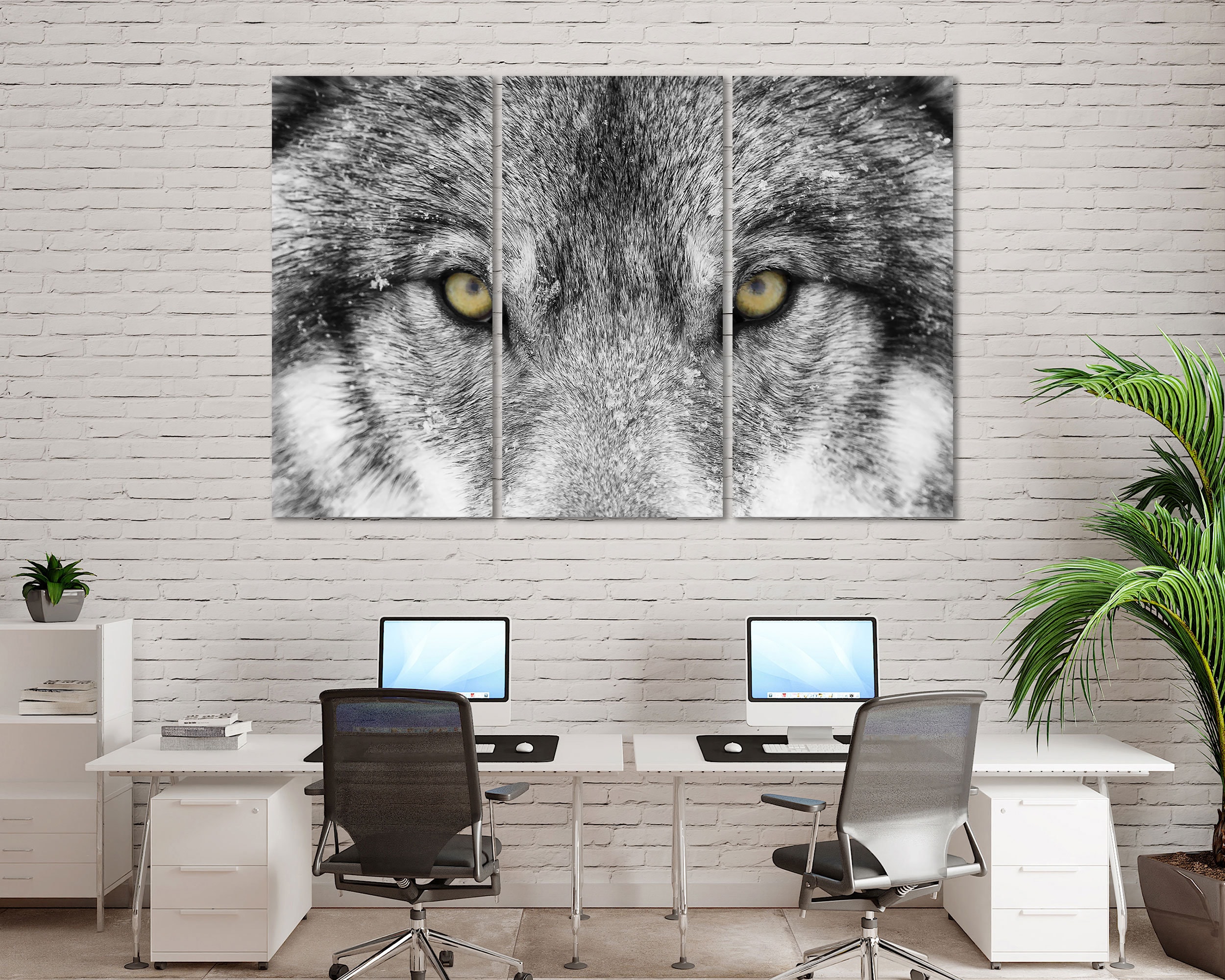 Grey Wolf Wall Art Wolf Canvas Print Wolf Home Wall Decor Wolf - Etsy UK