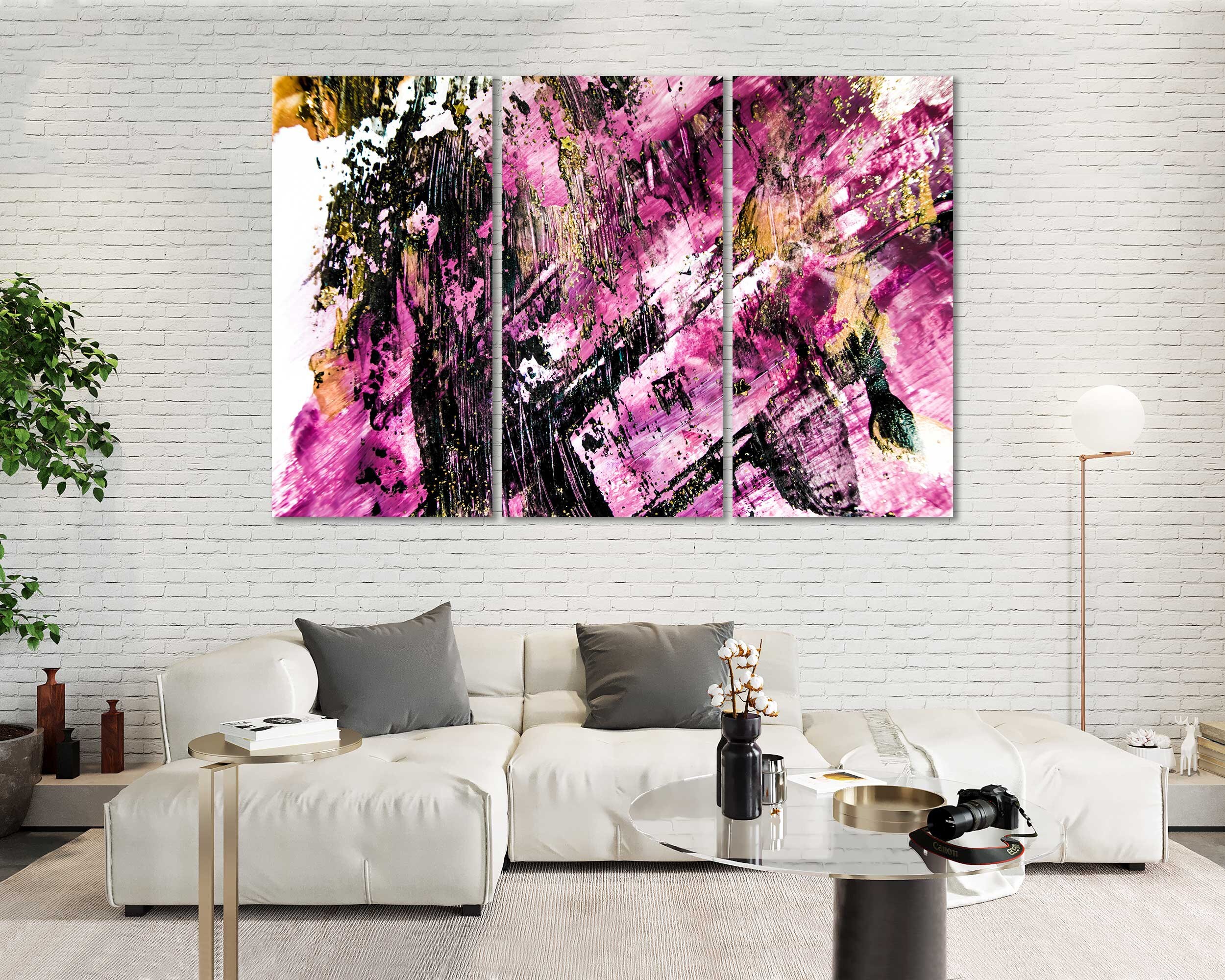 Fashion and Style Abstract Design on Canvas Fresh Colors on | Etsy