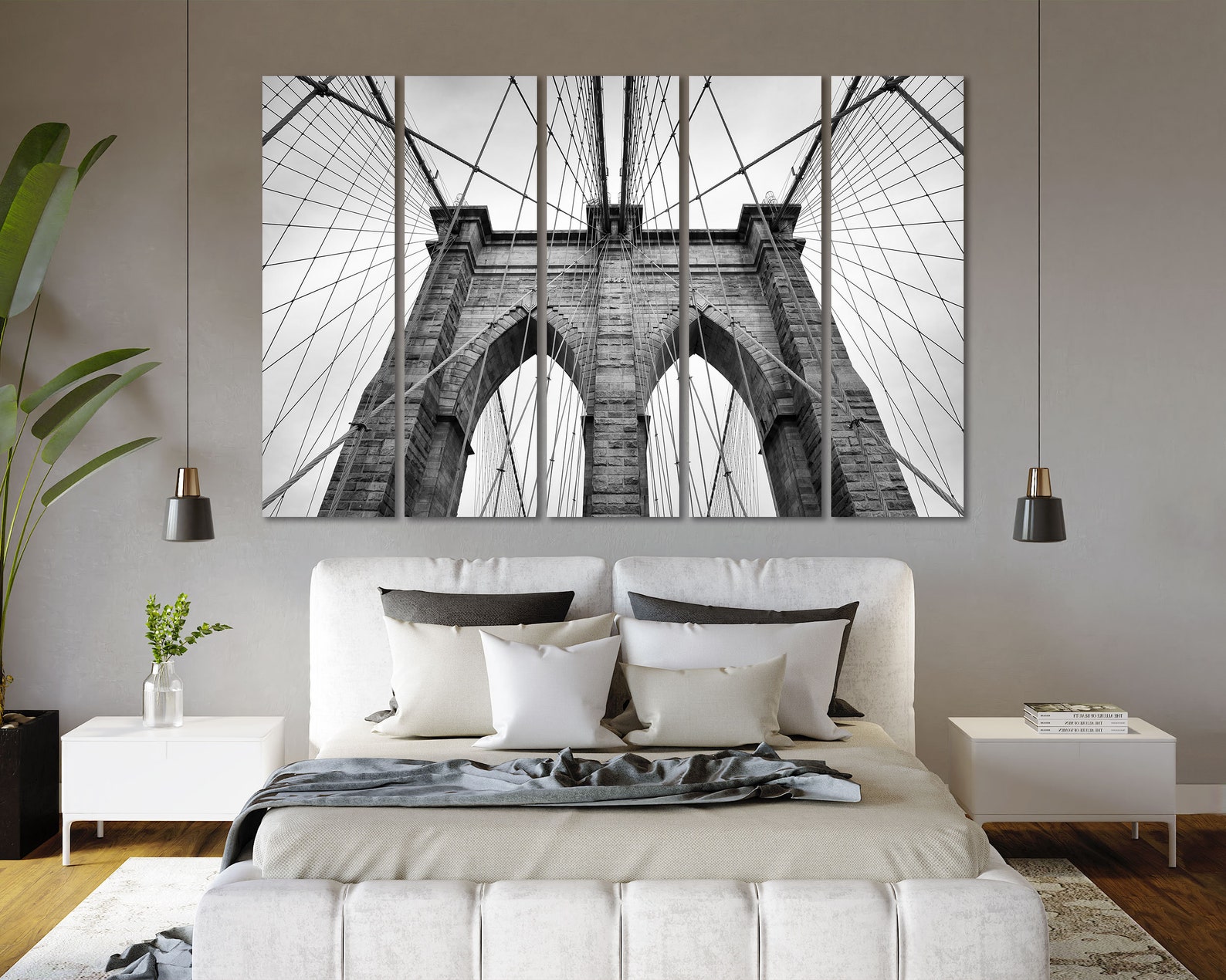 Brooklyn Bridge Modern Wall Decor for Home Brooklyn Bridge Print on ...