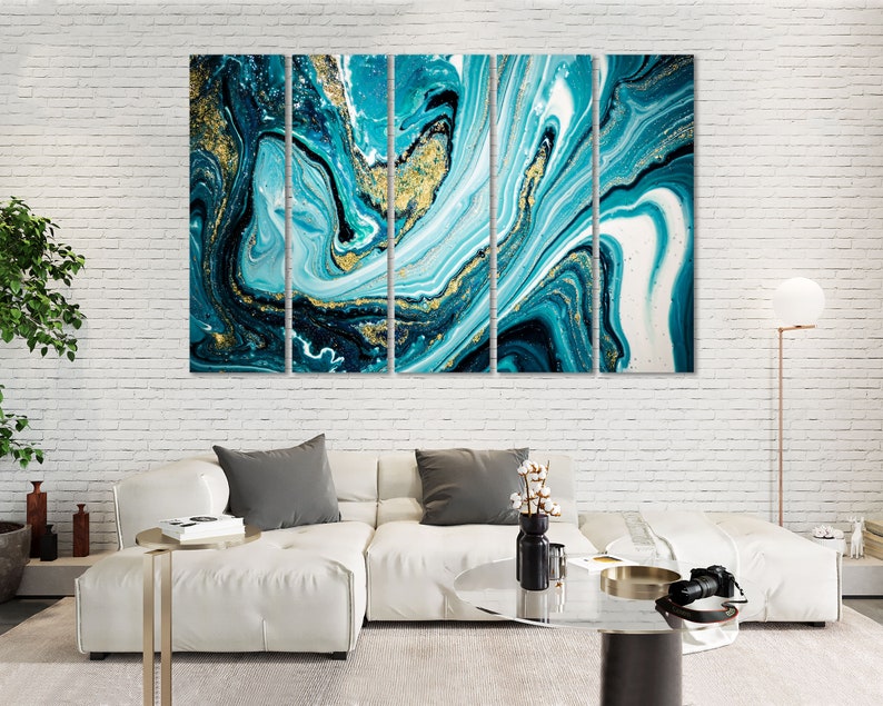 Modern Acrylic Abstract Art Acrylic Abstract Decor for Extra - Etsy