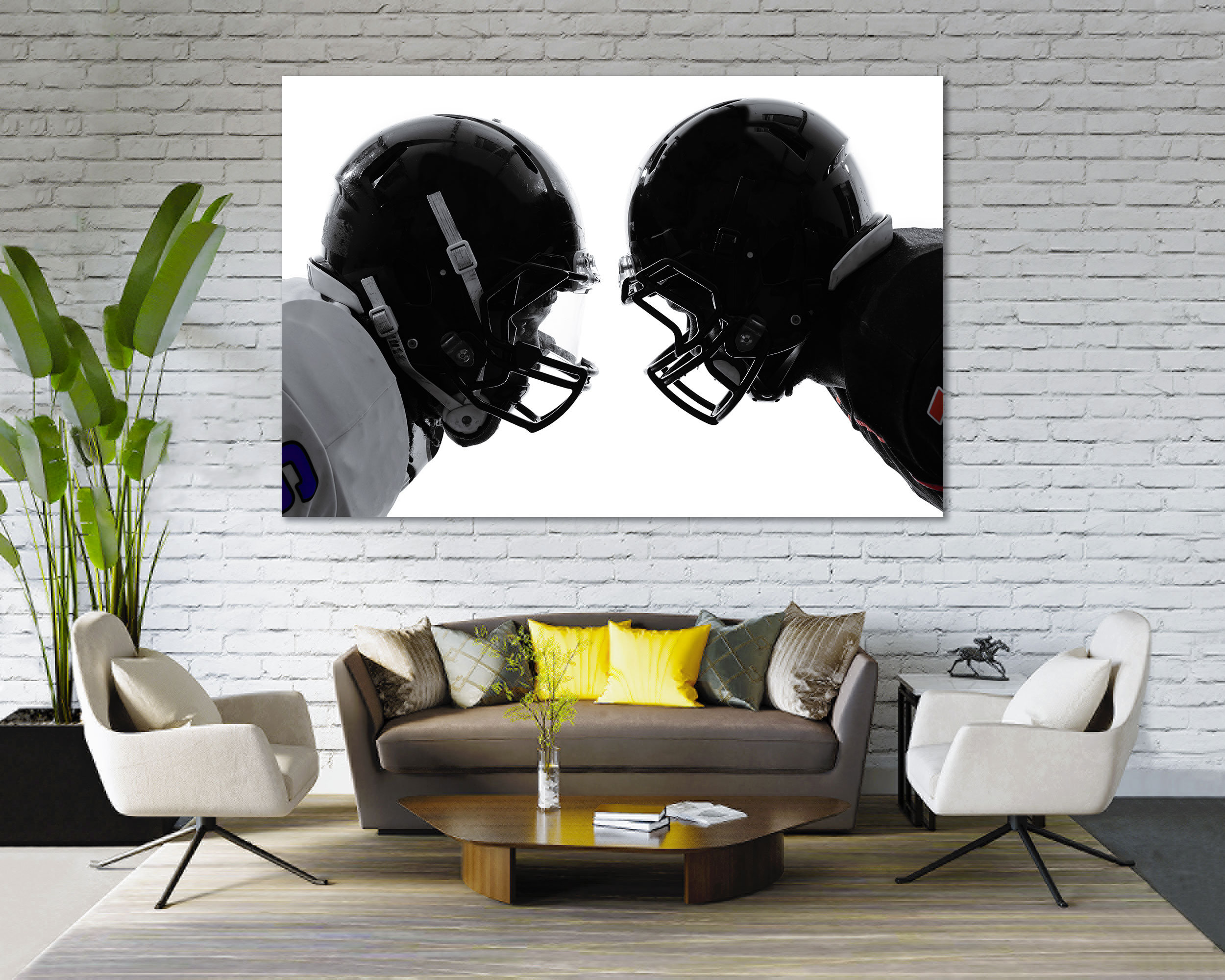 American Football Players Stylish Wall Decor American Football - Etsy UK