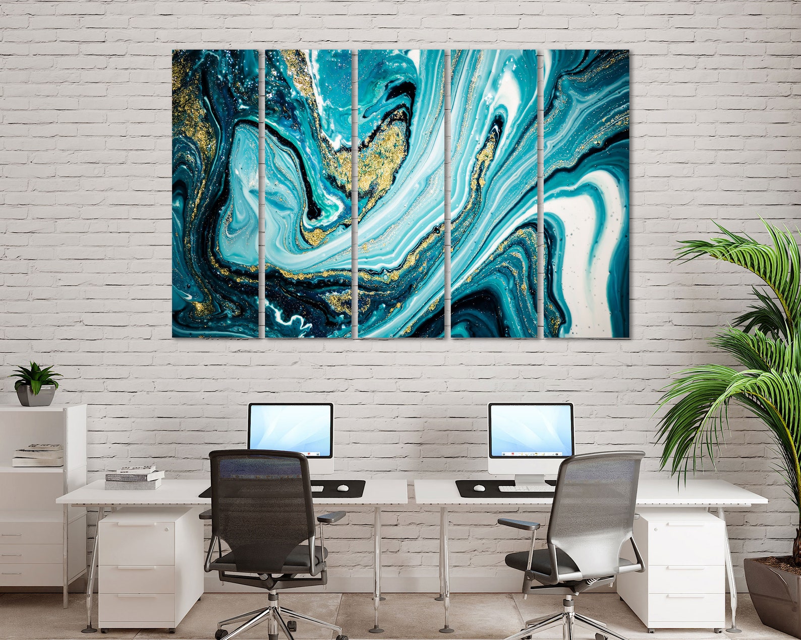 Modern Acrylic Abstract Art Acrylic Abstract Decor for Extra - Etsy
