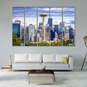 Seattle Downtown Printing Art Wall Seattle Office Artwork Ideas Seattle ...