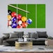 Billiards Game Stylish Decor for Room Wall Billiards Original Art for ...