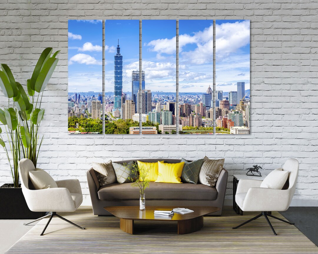 Taipei Modern Wall City Art Taipei Fashion Wall Decor Taipei Pictures ...