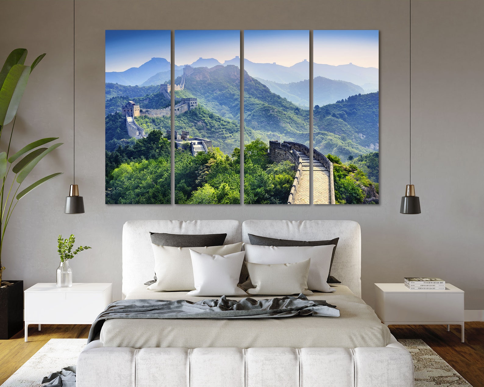 Great Wall of China Stylish Wall Art Great Wall China Modern Painting ...
