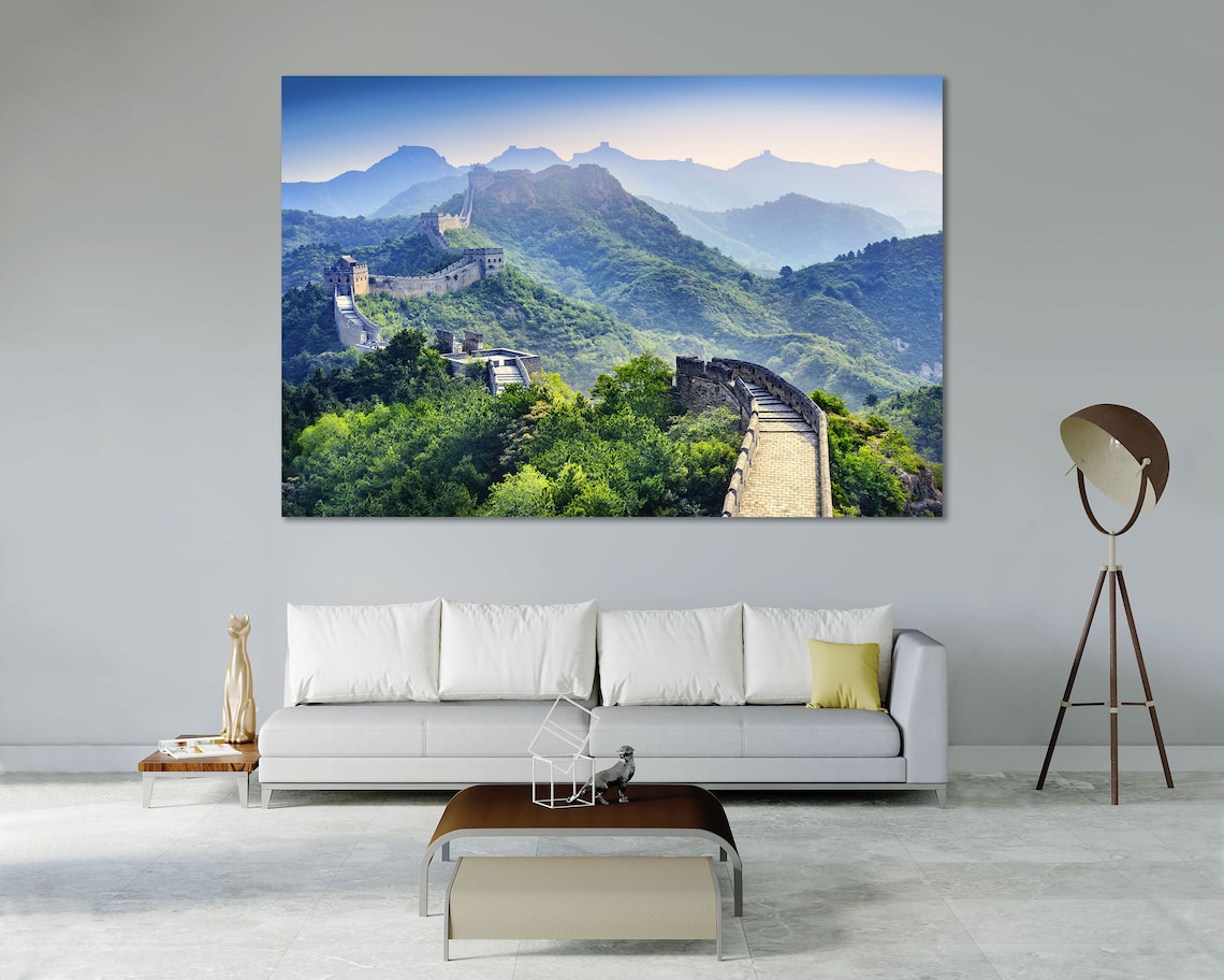 Great Wall of China Stylish Wall Art Great Wall China Modern Painting ...