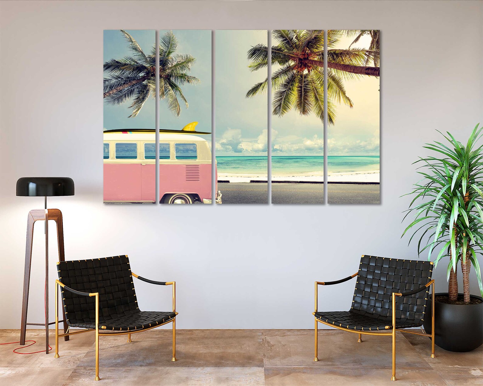 Surfing Original Room Decor Beach Contemporary Wall Art | Etsy